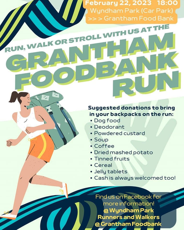 Grantham Foodbank Run 22 Feb 2023 | Grantham Foodbank